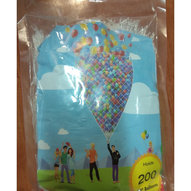 Red para hacer una caída de globos. Ideal para caída de 1000 globos.