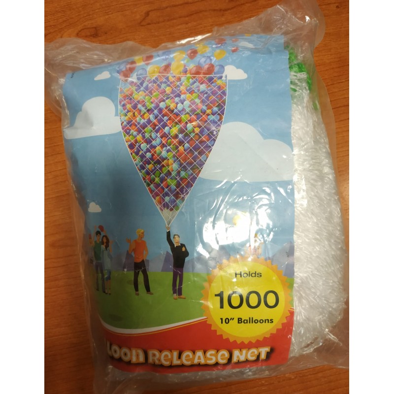 Red para hacer una caída de globos. Ideal para caída de 1000 globos.